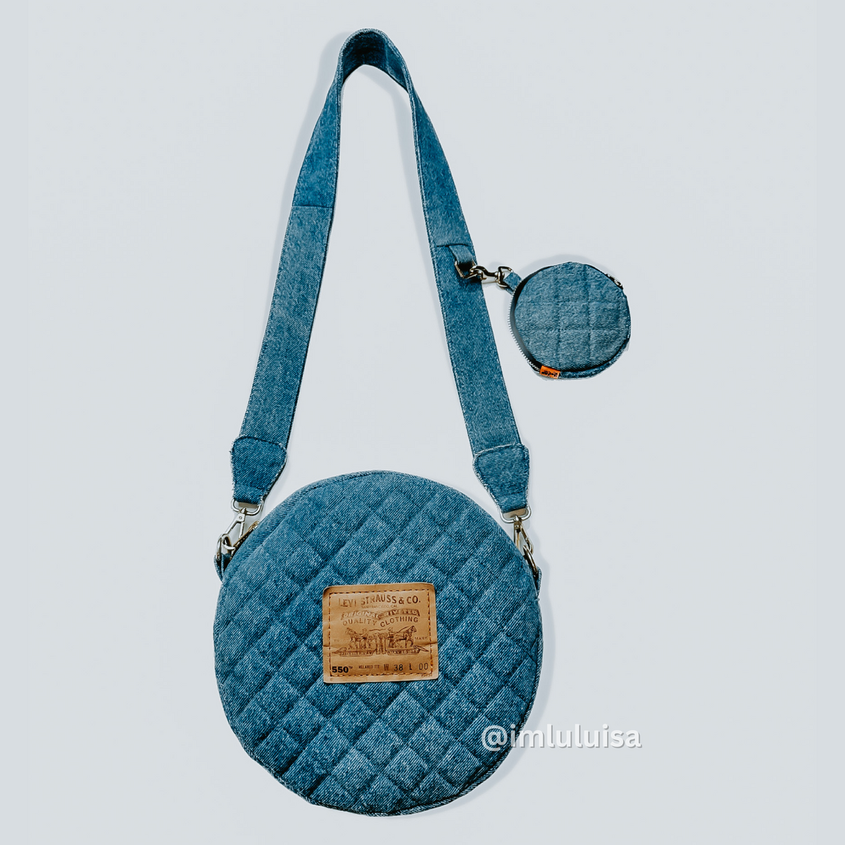 Quilted Round Bag Sewing Pattern + Video Tutorial – luluisa