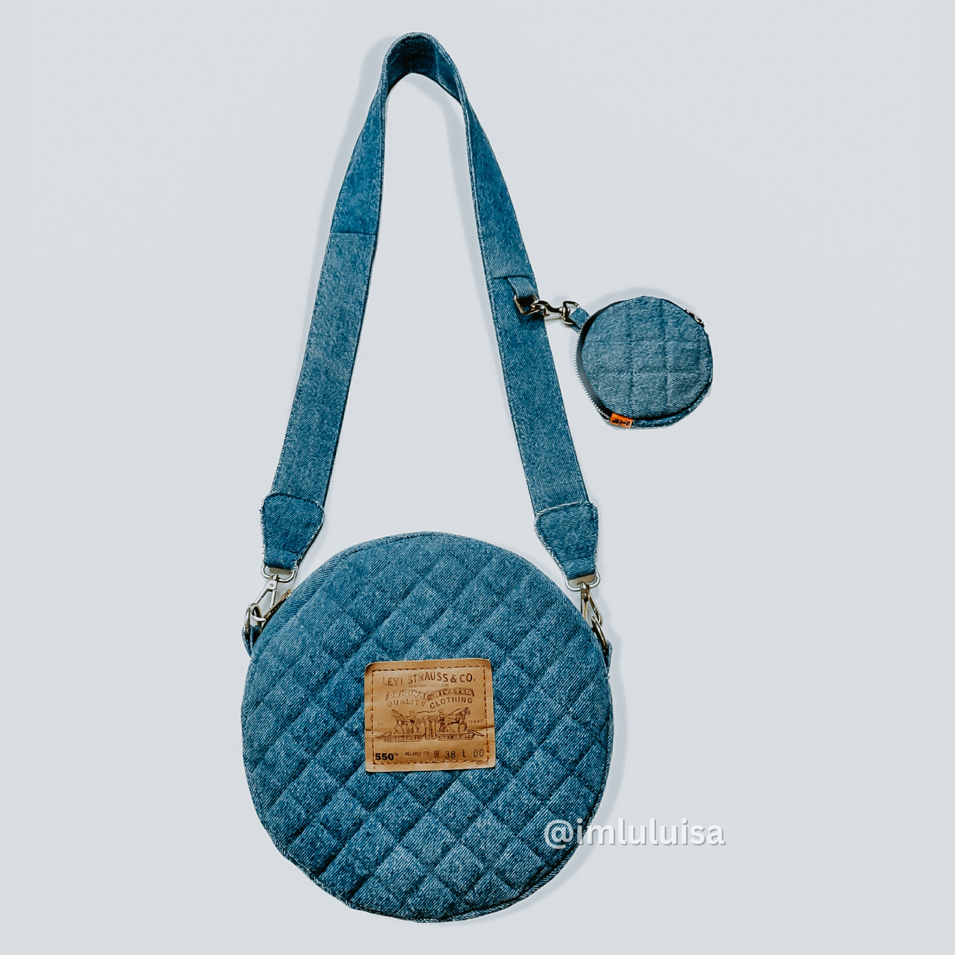 Quilted Round Bag Sewing Pattern + Video Tutorial – luluisa