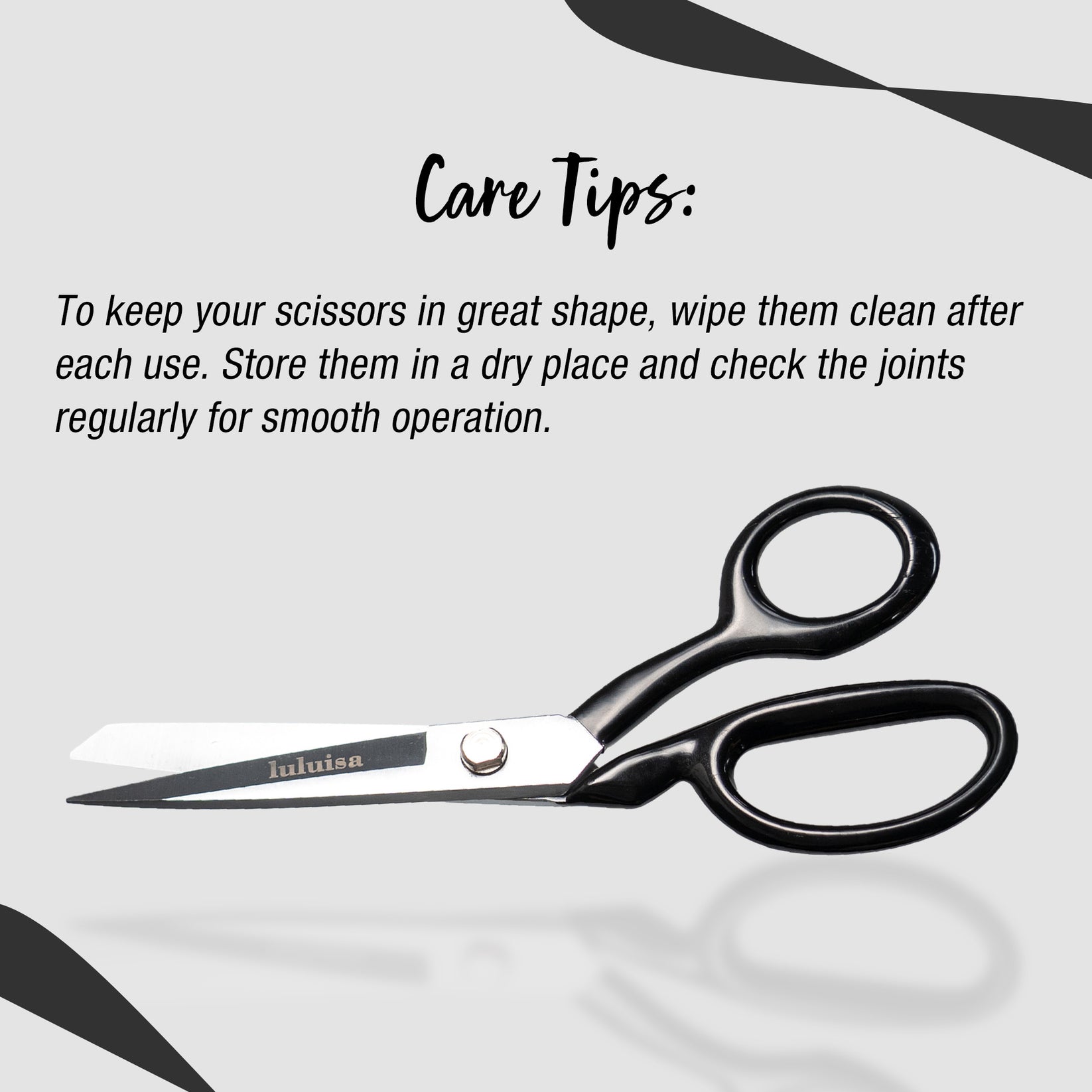 Professional Tailor Scissors – 8" Fabric Scissors – luluisa